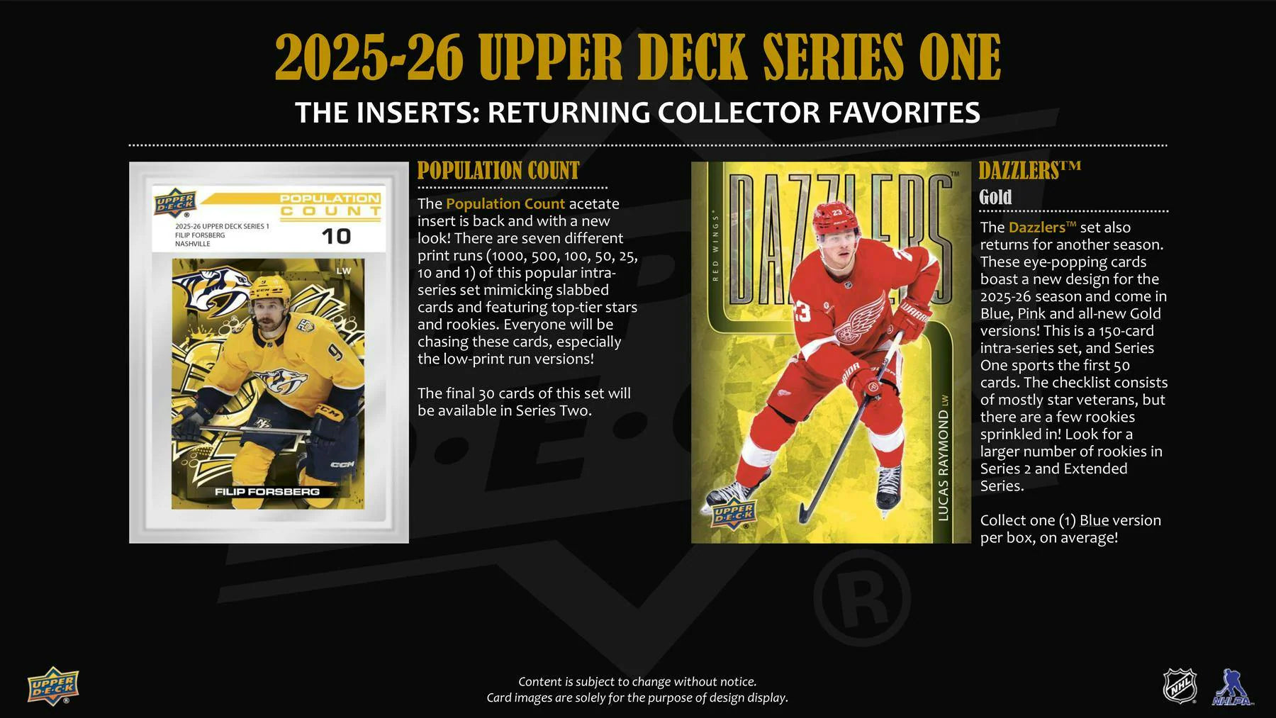 2025-26 Upper Deck UD Series 1 Hockey Hobby Box – Overtime Sportscards