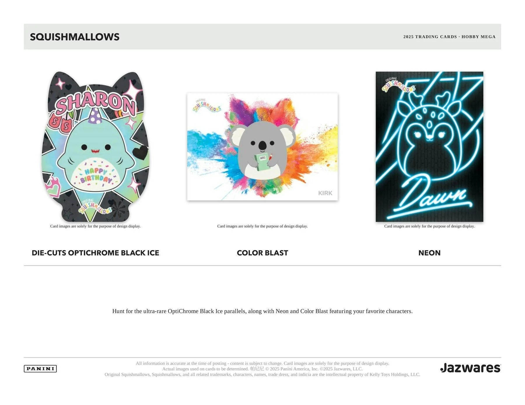 Panini Original SQUISHMALLOWS Series 2 Mega Box – Overtime Sportscards