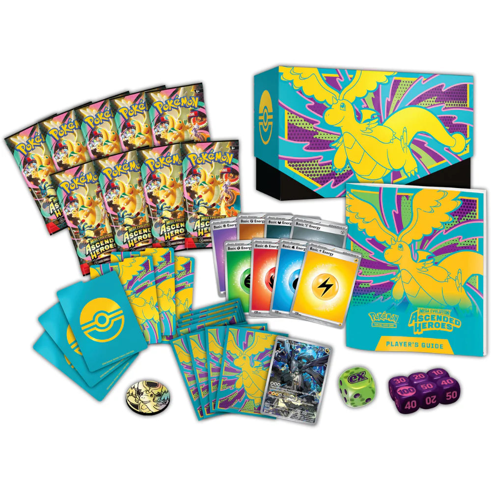 Pokémon ASCENDED HEROES - ETB Elite Trainer Box - Mega Evolutions ...