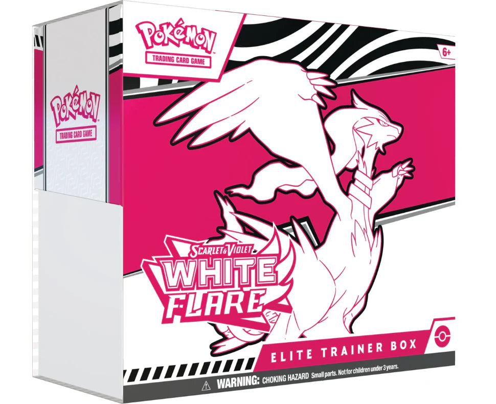 PREORDER* Pokémon WHITE FLARE - Sealed elite Trainer Box ETB - Scarlet ...